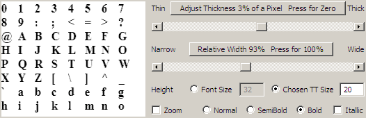 Fonts and Symbols as C-source code - www.ramtex.dk RAMTEX International ApS