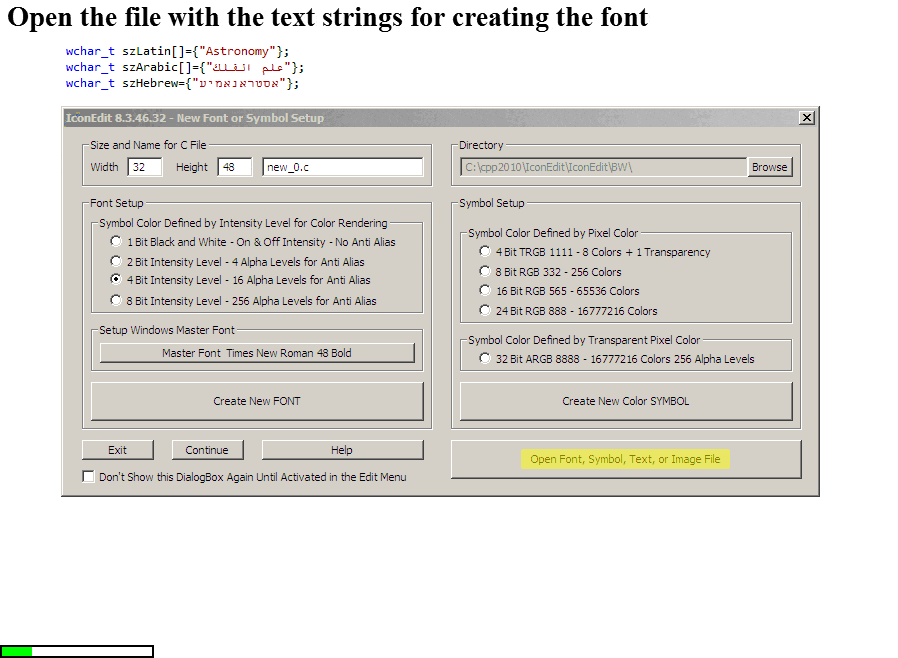 How to make a Unicode middle eastern font and modified text - www ...